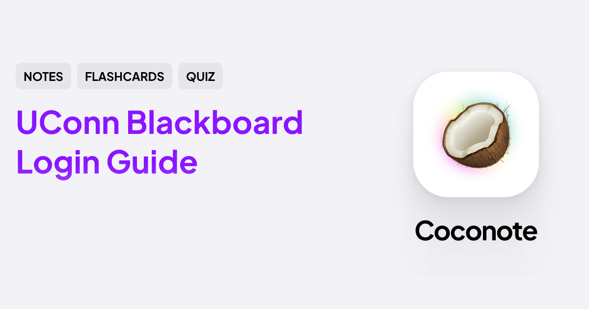 UConn Blackboard Login Guide | Coconote