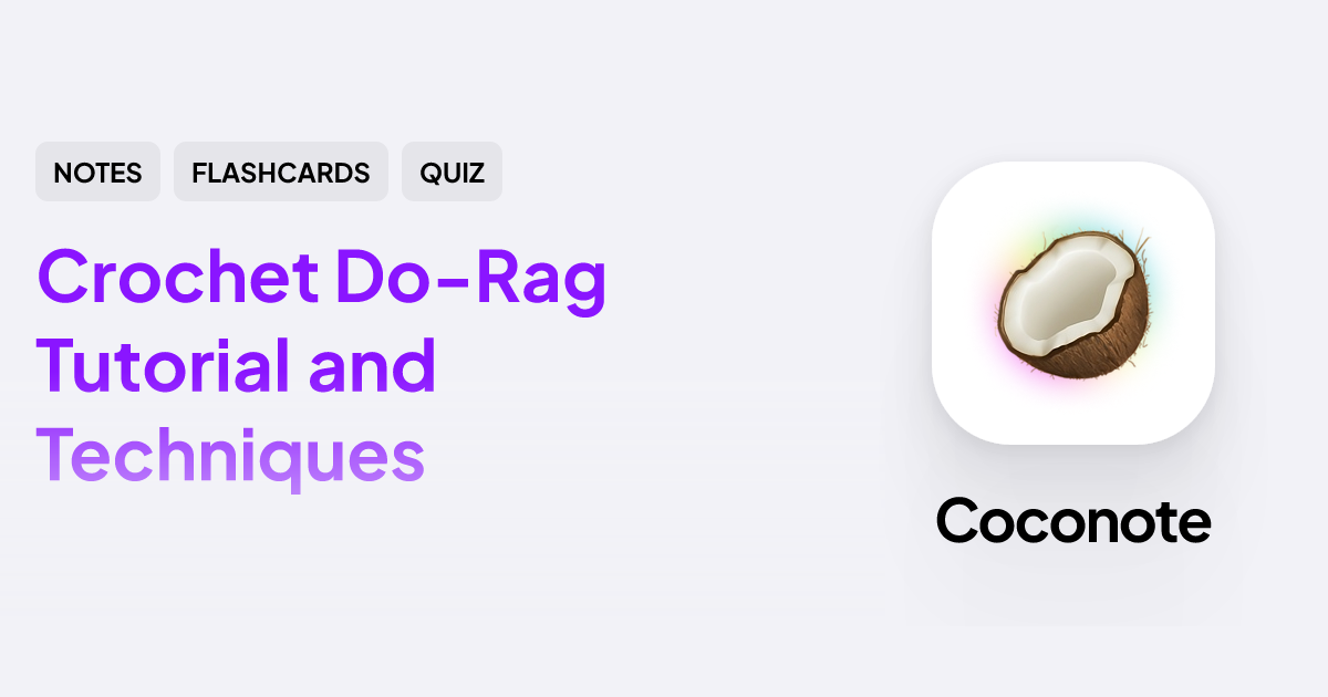 Crochet Do-Rag Tutorial and Techniques | Coconote