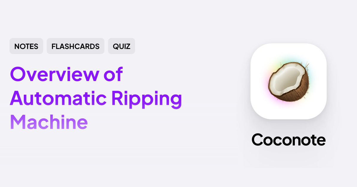 Overview of Automatic Ripping Machine | Coconote