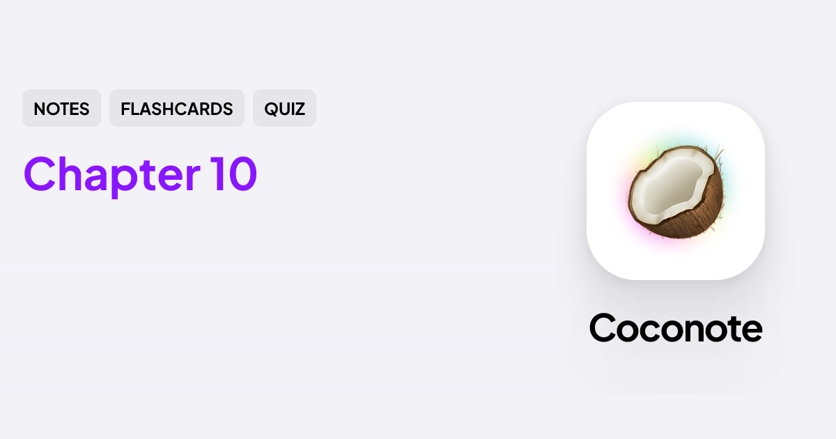 Chapter 10 | Coconote